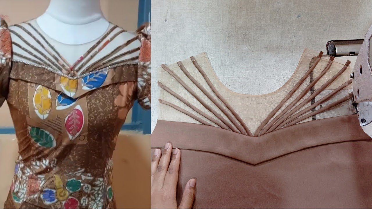 The best and the most important steps to learn this beautiful blouse ...