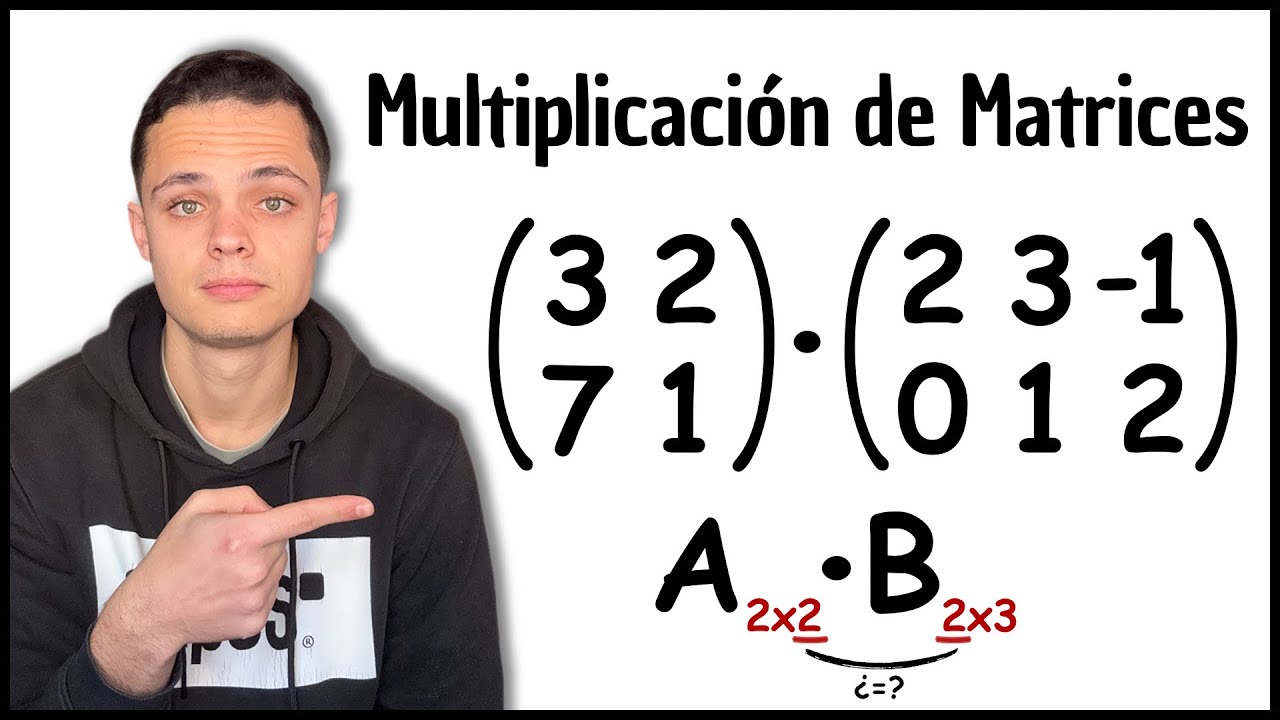 MULTIPLICACIÓN de MATRICES | ¿CÓMO se Multiplican y CUÁNDO se Pueden ...