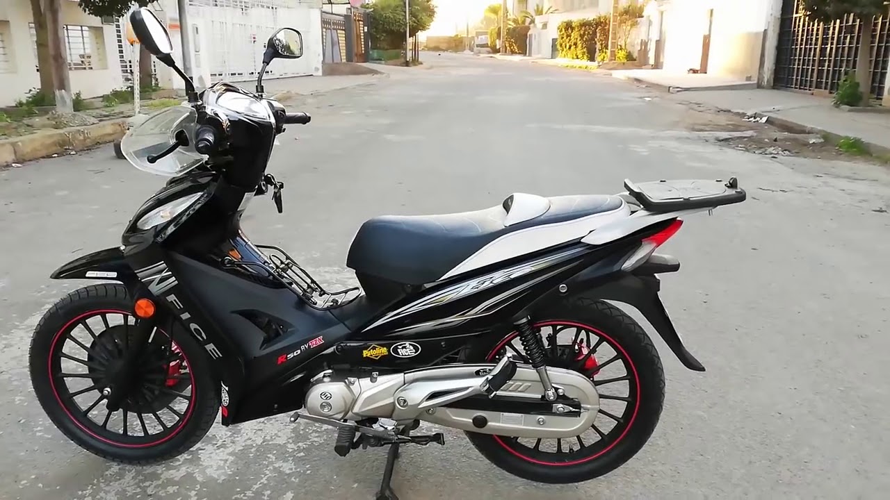 Sanya fice + Pot Akrapovic Laser 110cc معدلة إلى Sanya Fice R50 لمحة ...