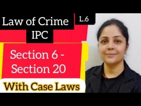 Chapter II IPC | Section 6 - Section 20 #ipc #judiciary #section6ipc # ...