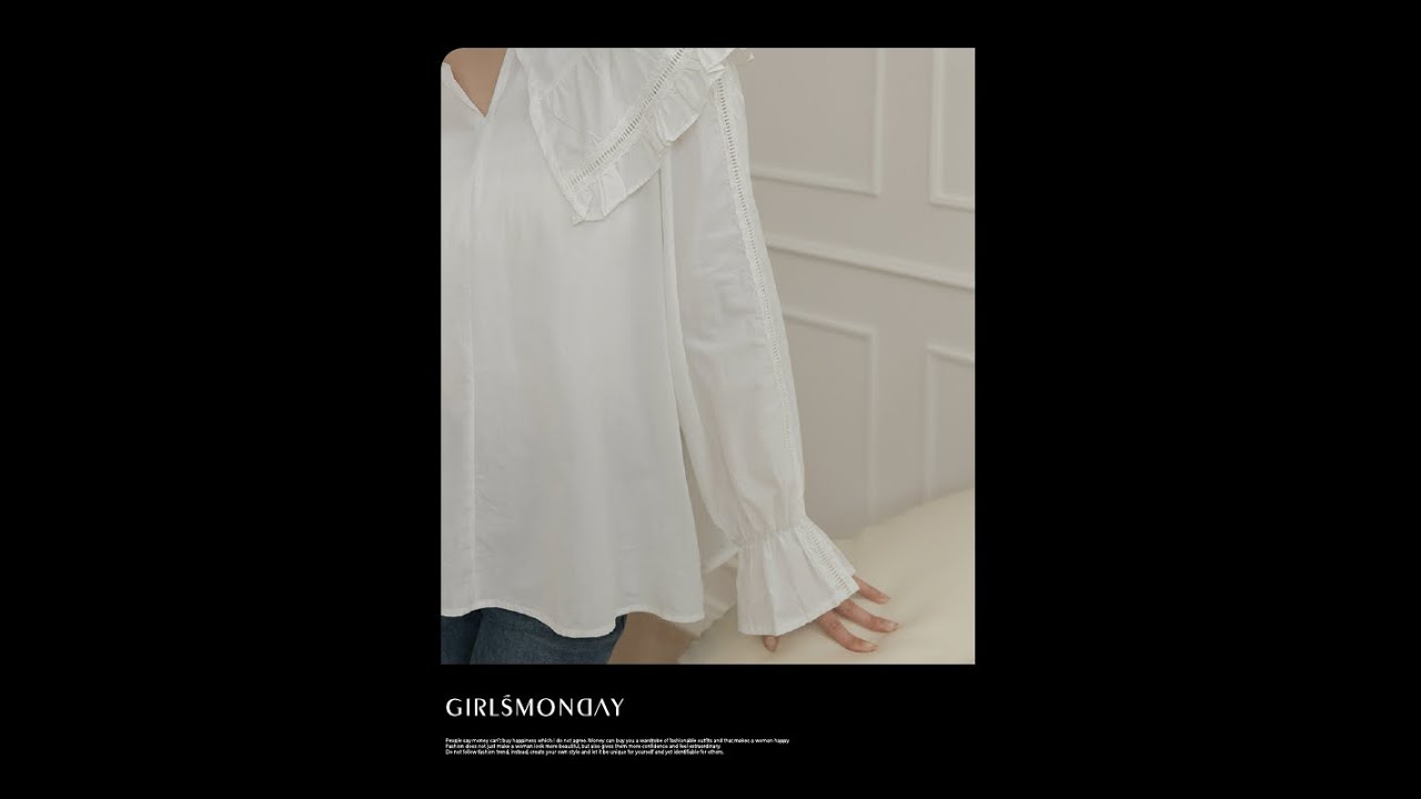 MINI V CUT SWEET RUFFLE TOP - YouTube