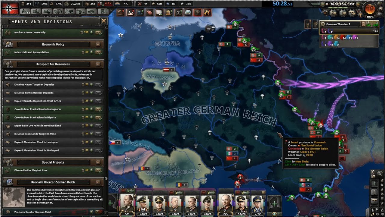HoI4 Greater German Reich（大ドイツ帝国）speedrun RTA 50:28 - YouTube