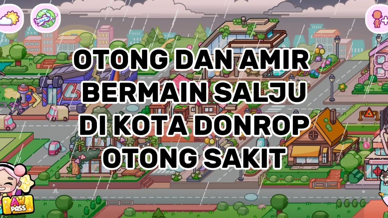Otong dan Amir bermain salju di kota Donrop,, Otong sakit - Avatarworld ...