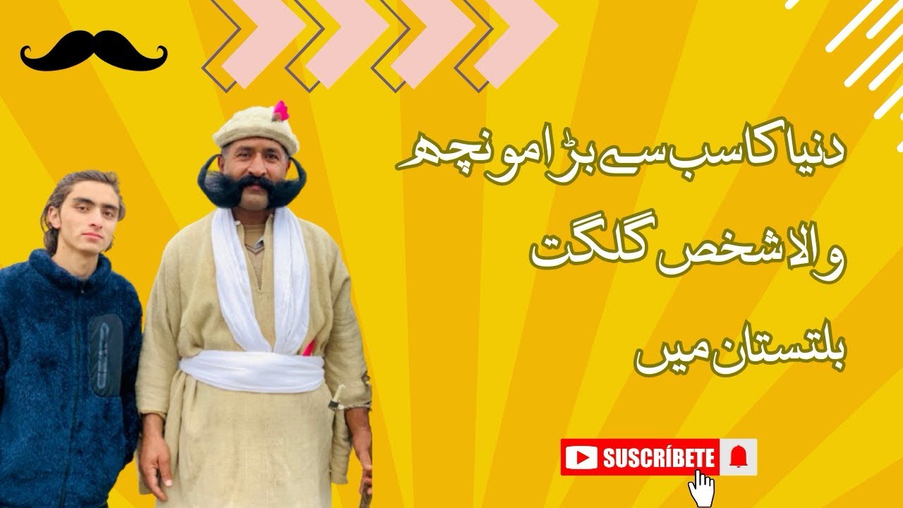 Duniya ka sab sa Lamba mucha wala insan 😱 - YouTube