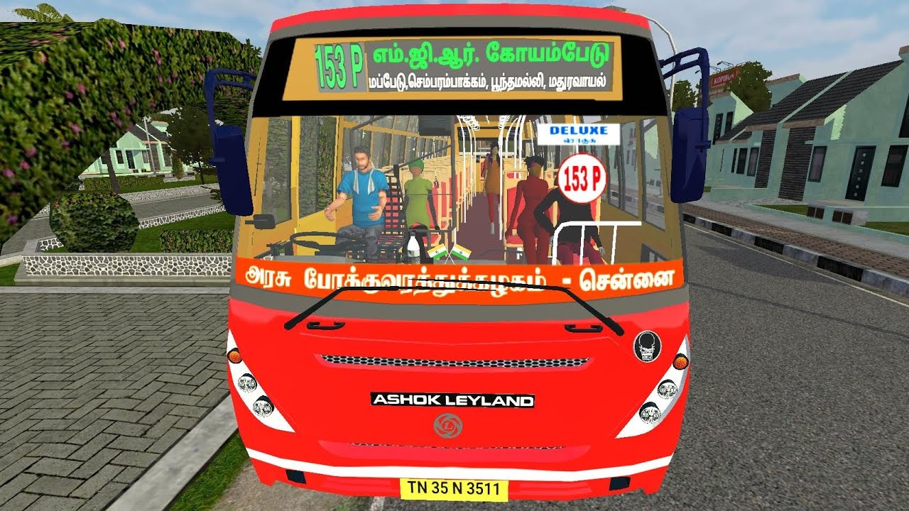 Perambakkam To Chennai MGR Koyambadu MTC Bus livery Govt and MTC Livery ...
