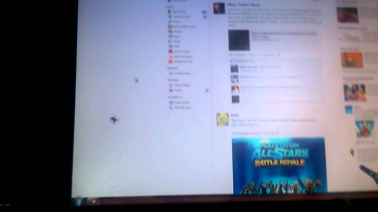 Spider chasing cursor... - YouTube