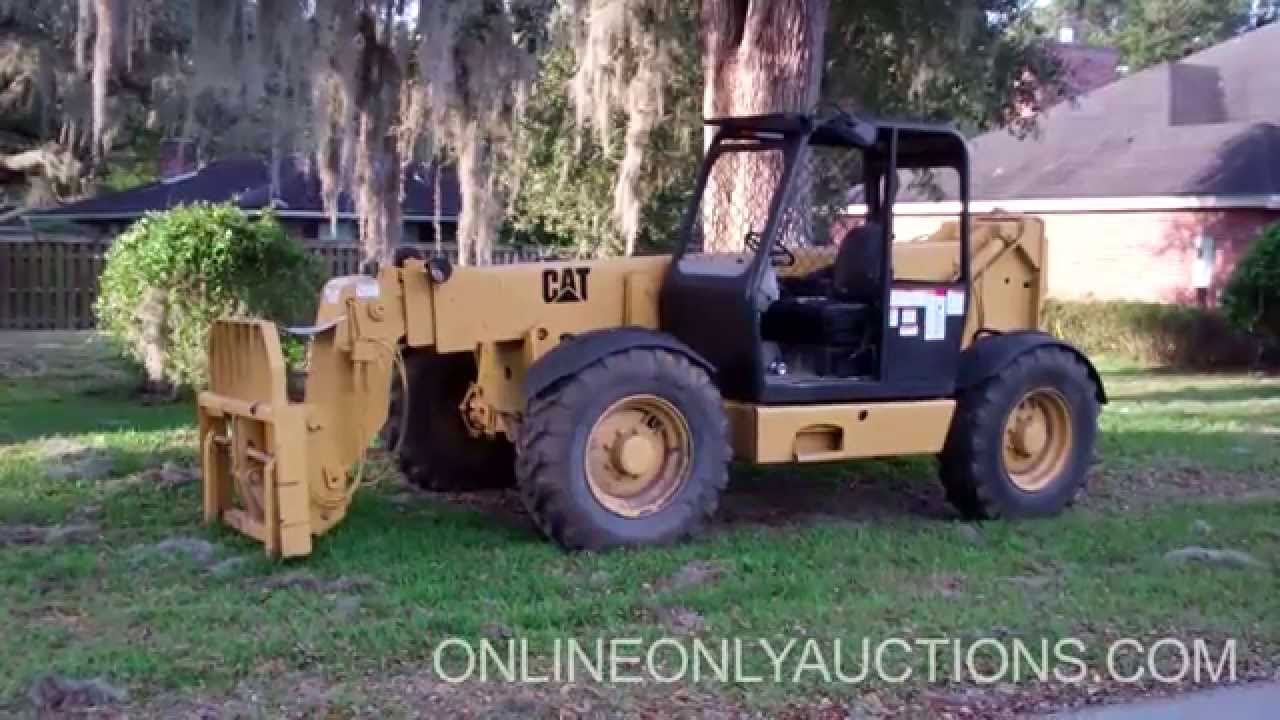 CAT TH63 TELE LOADER ONLINE EQUIPMENT AUCTION - YouTube