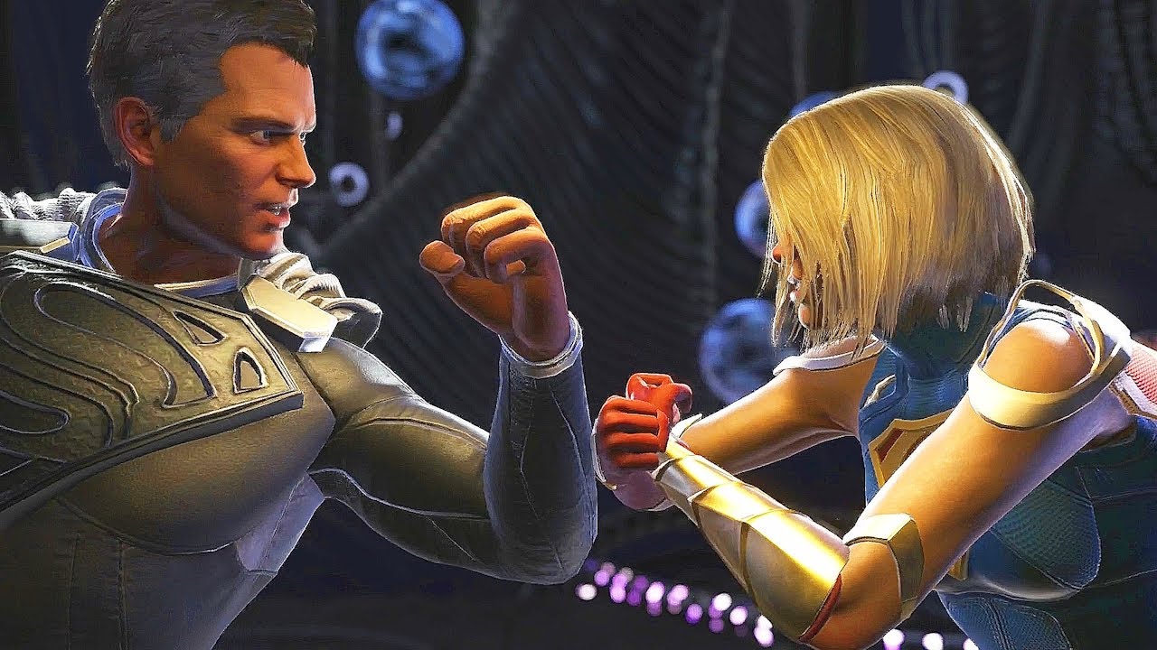 Injustice 2 - Superman vs Supergirl - All Intro Dialogue and Clash ...
