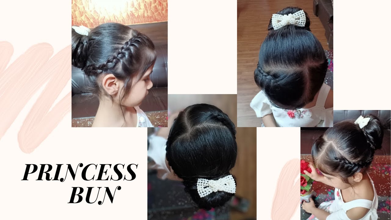 How To Make A Princess Bun Hairstyle | Princess Bun Hairstyle Kaise ...