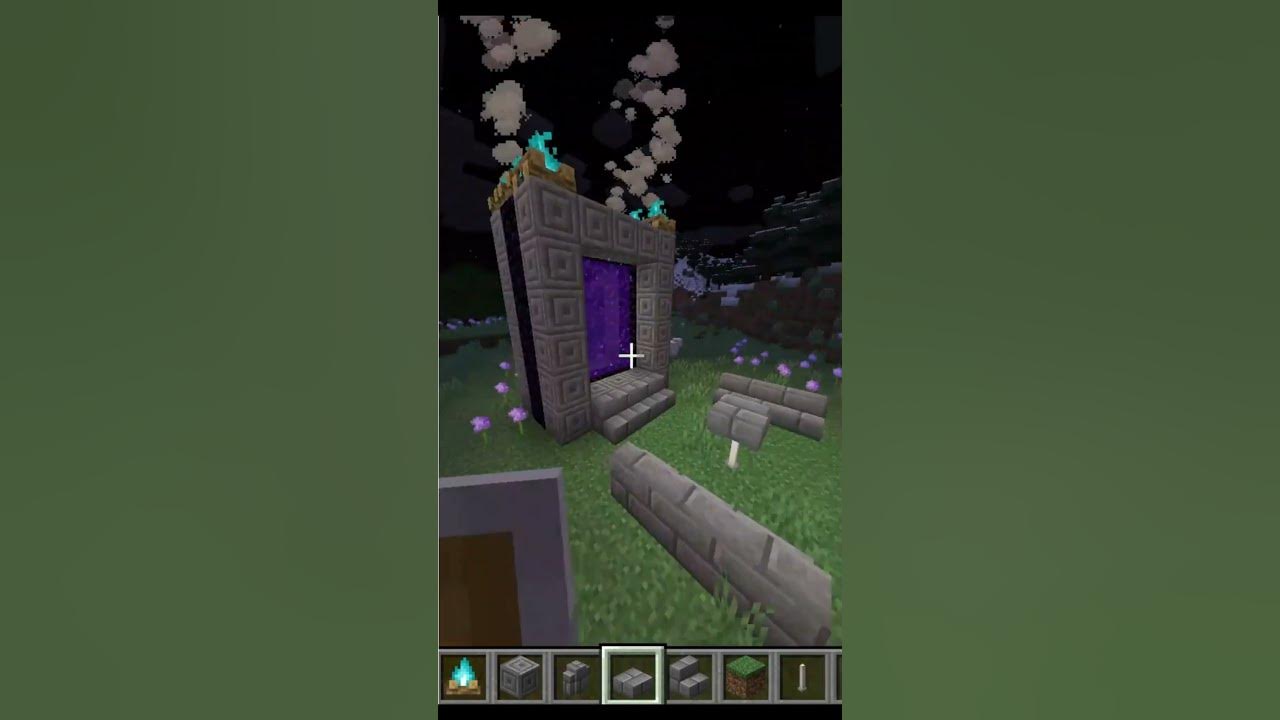 How to make a proper Nether portal #shorts #minecraft #nether #like ...