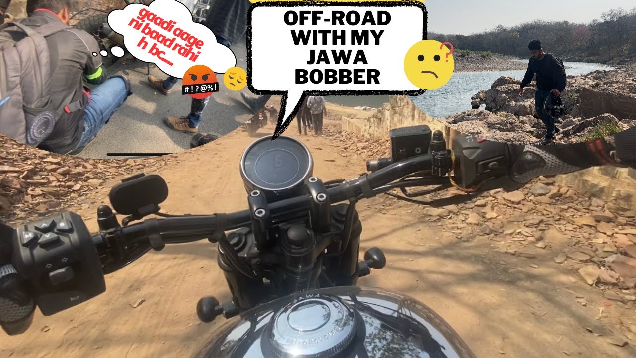 Jawa 42 bobber off road test 🤯|| RE Himalayan breakdown 🥺 - YouTube