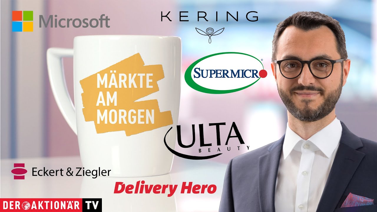 Märkte am Morgen: Microsoft, Super Micro Computer, Eckert & Ziegler ...