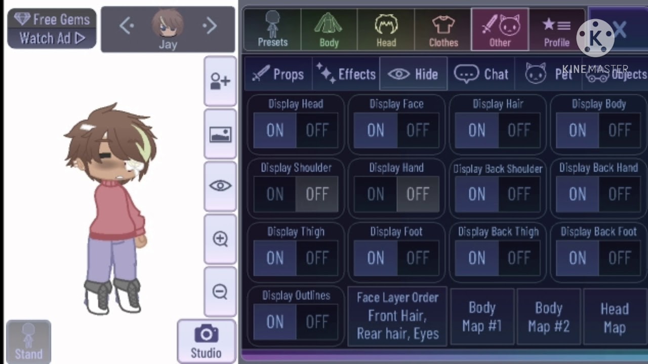 How to put a arm over an oc | Gacha club - YouTube