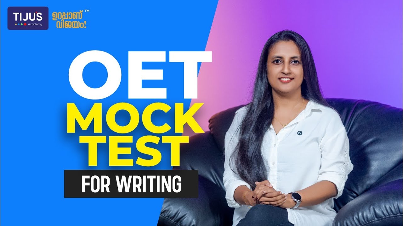 OET Writing Mock Test with Explanation - YouTube