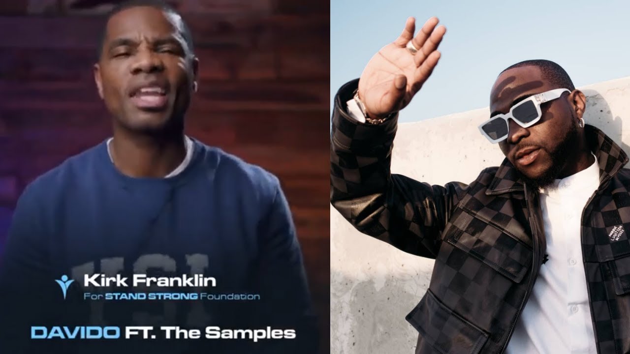 Kirk Franklin Sings To Davido Stand Strong Song Video - YouTube
