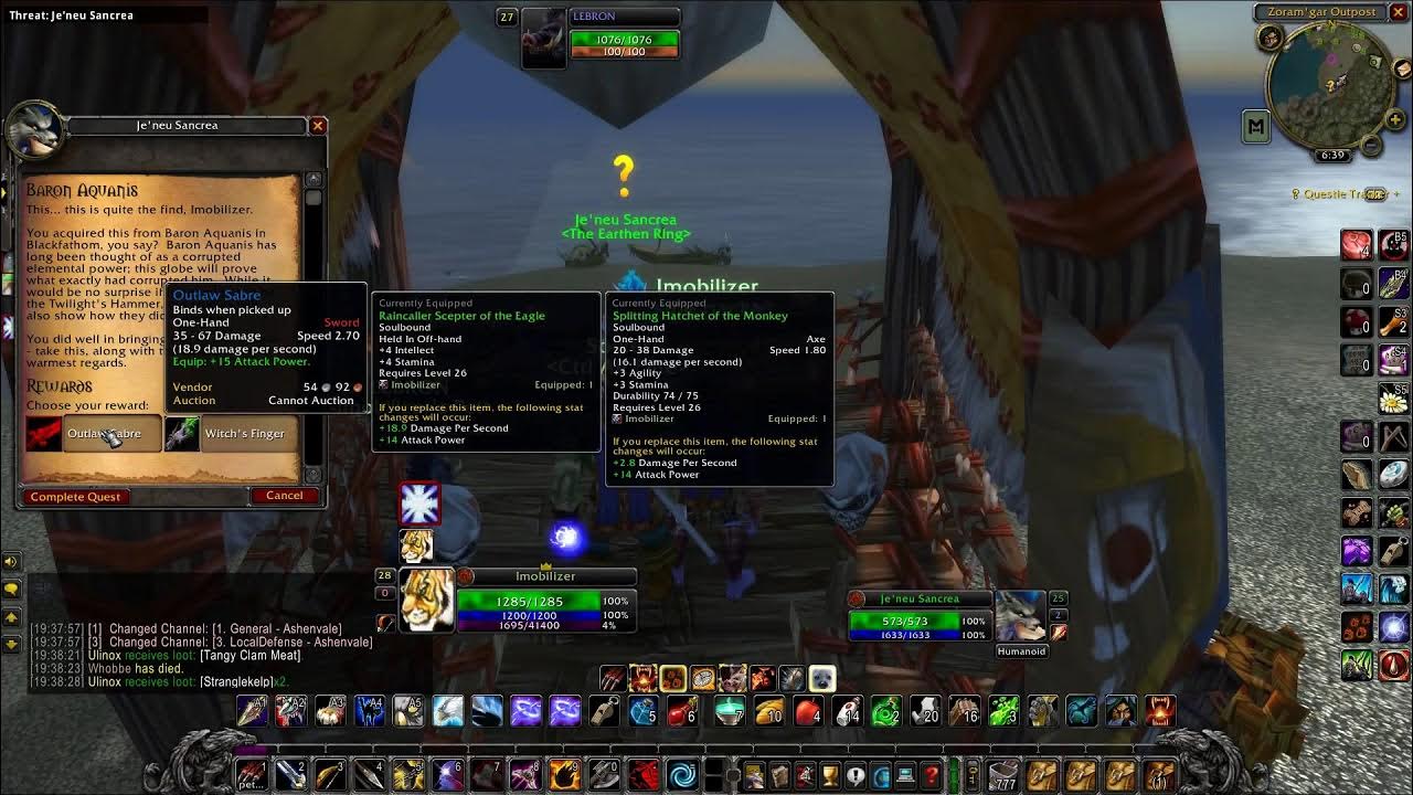 Wow Classic Bfd Run Youtube