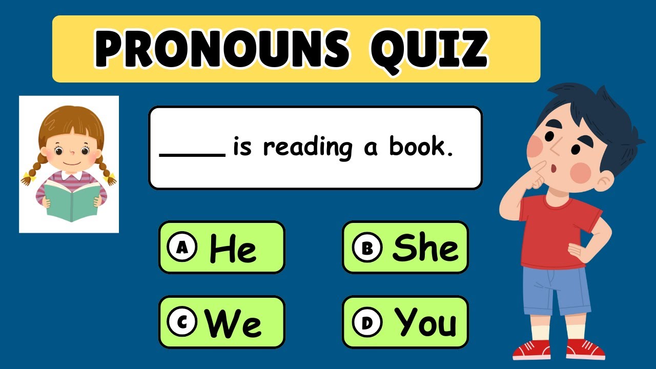 PRONOUN QUIZ / Learn ENGLISH For KIDS / USES of PRONOUNS / Learn ...