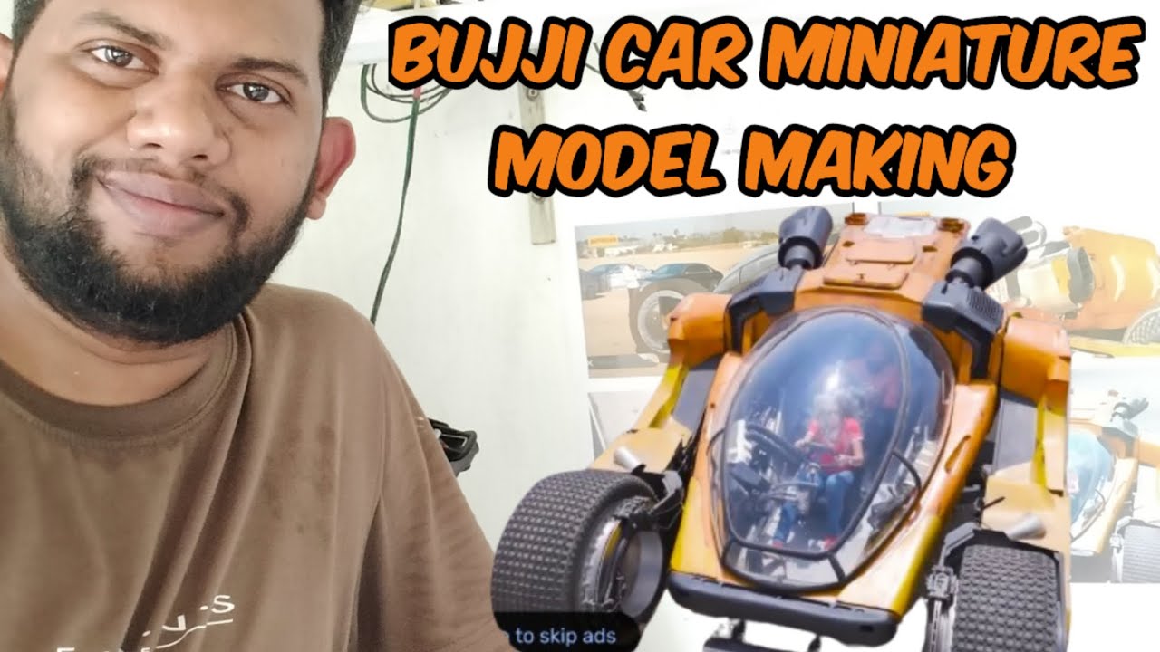 making miniature model of bujji the car from movie kalki #kalki #bujji ...