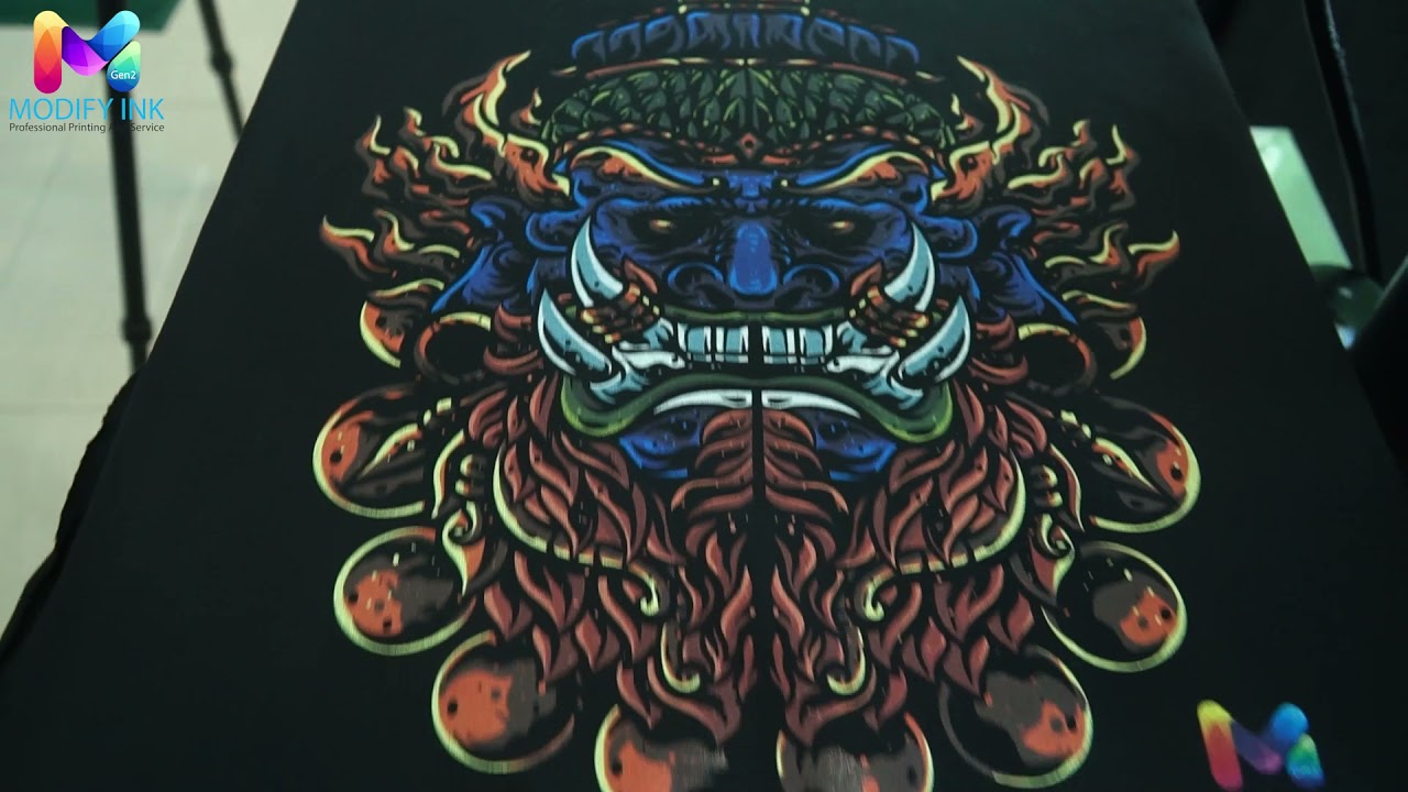 DFT DTG hybrid By Modify ink - YouTube