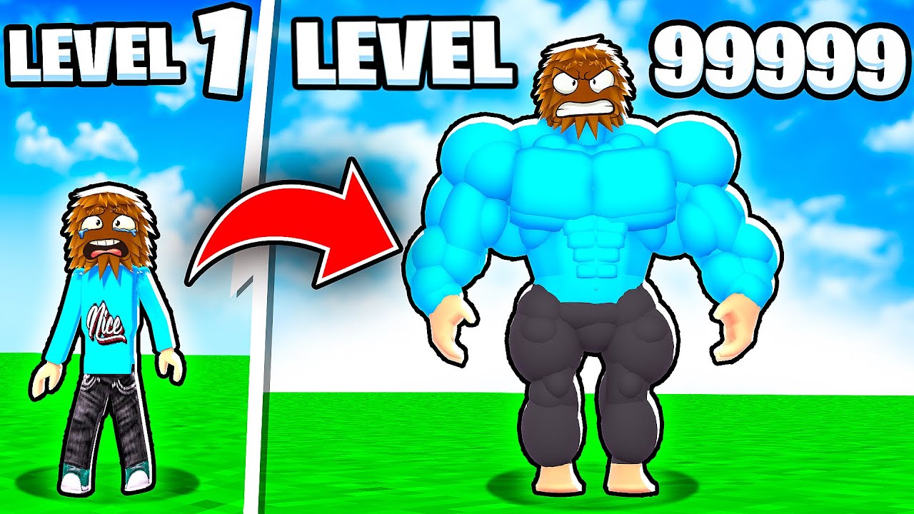 Becoming The Strongest Noob In Roblox - YouTube