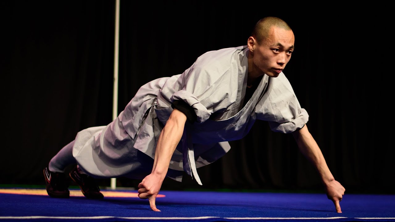 Legend of Shaolin Warriors: Two Fingers Stand - YouTube