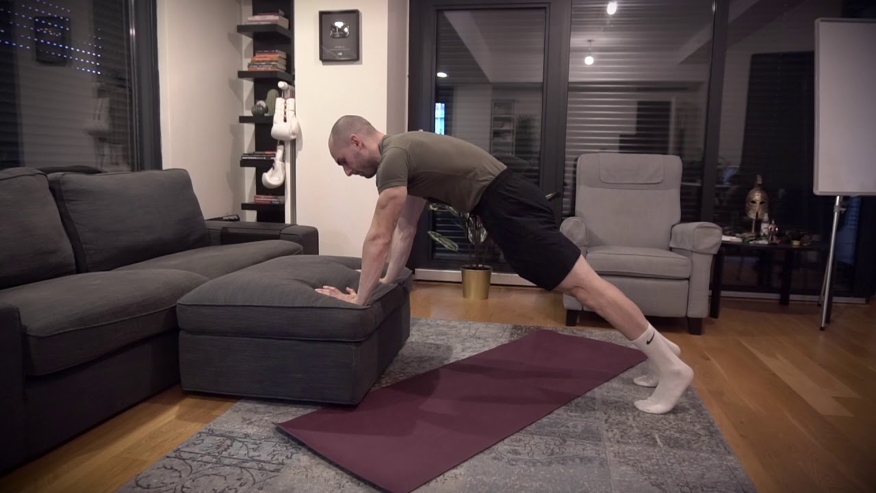 Assisted Push Up Position Plank - YouTube