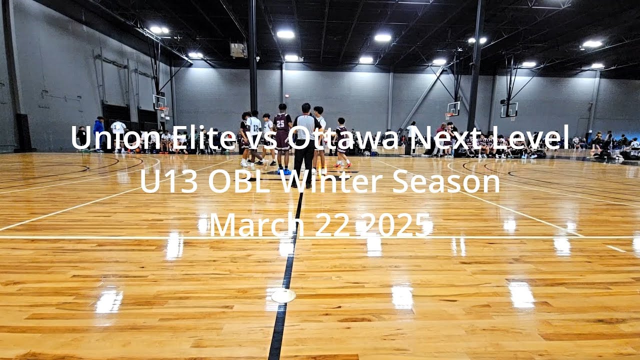 Union Elite vs Ottawa Next Level U13 - YouTube