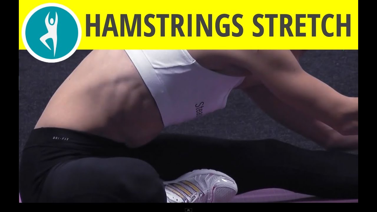 Hamstring stretches with one leg stretched out - YouTube