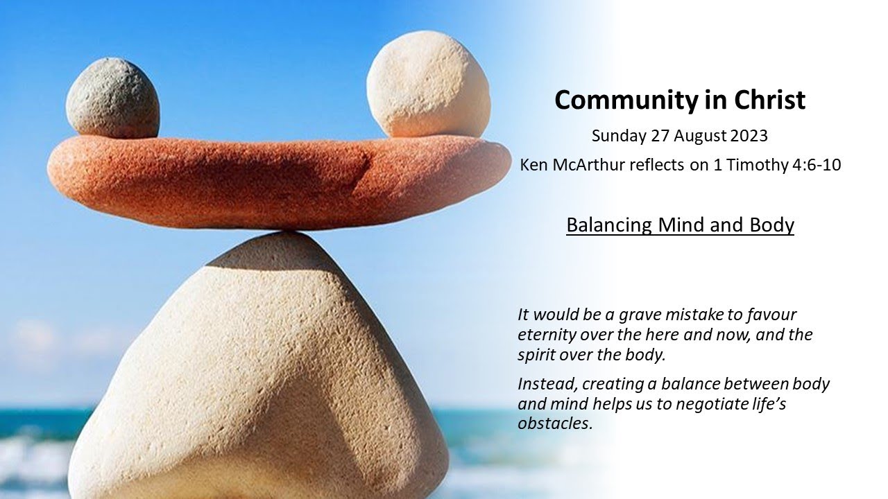 A Body and Mind in Balance. Ken McArthur on 1 Tm 4:6-10 - YouTube