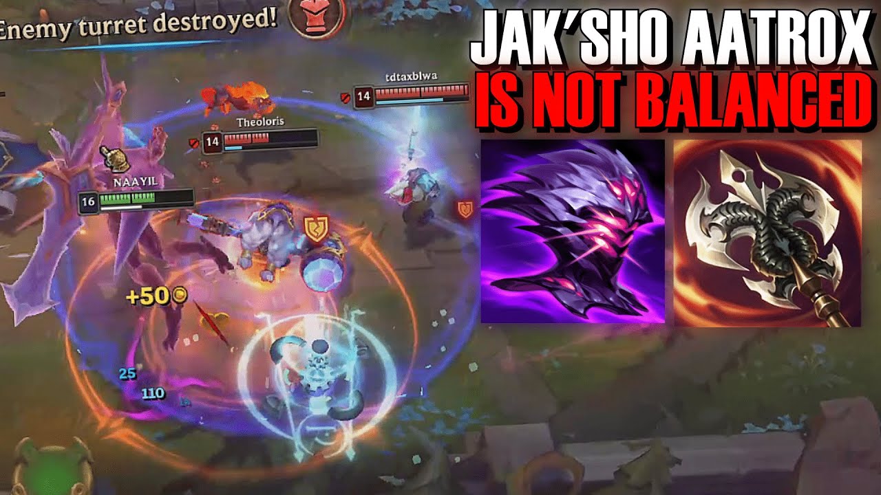 JAK'SHO HYDRA AATROX IS NOT BALANCED | NAAYIL - YouTube