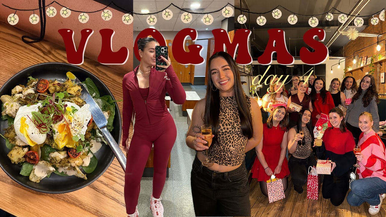 a productive morning & a christmas gift swap event!🎅🏻 vlogmas day 4 ...