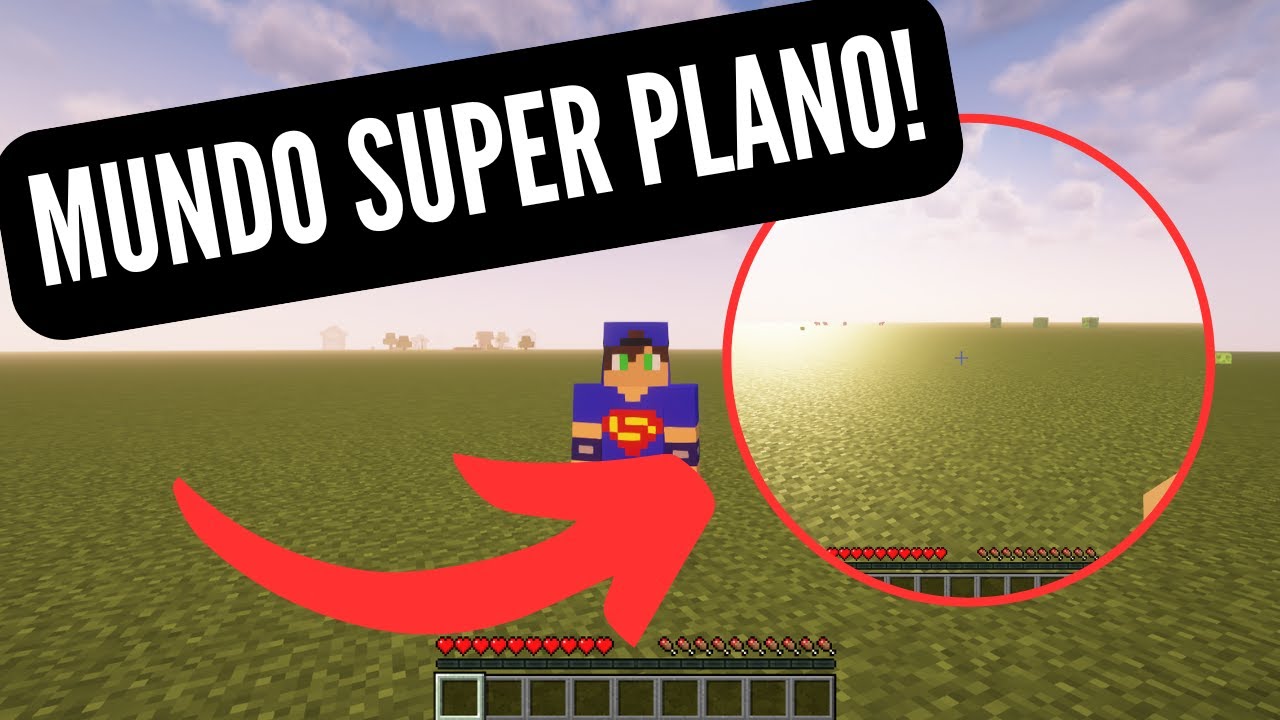 Como CRIAR um MUNDO SUPER PLANO no Minecraft 1.21.x Tutorial - YouTube