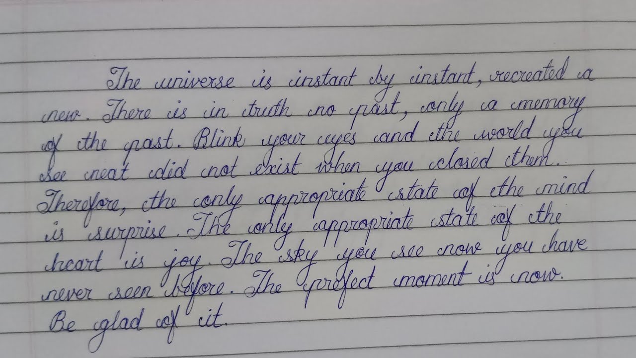 Cursive Handwriting ️ Neat and clean Cursive Handwriting practice ️ ...