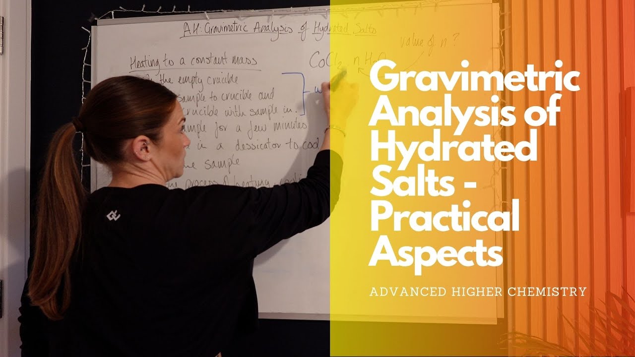Advanced Higher Chemistry: Gravimetric Determination of Water in ...