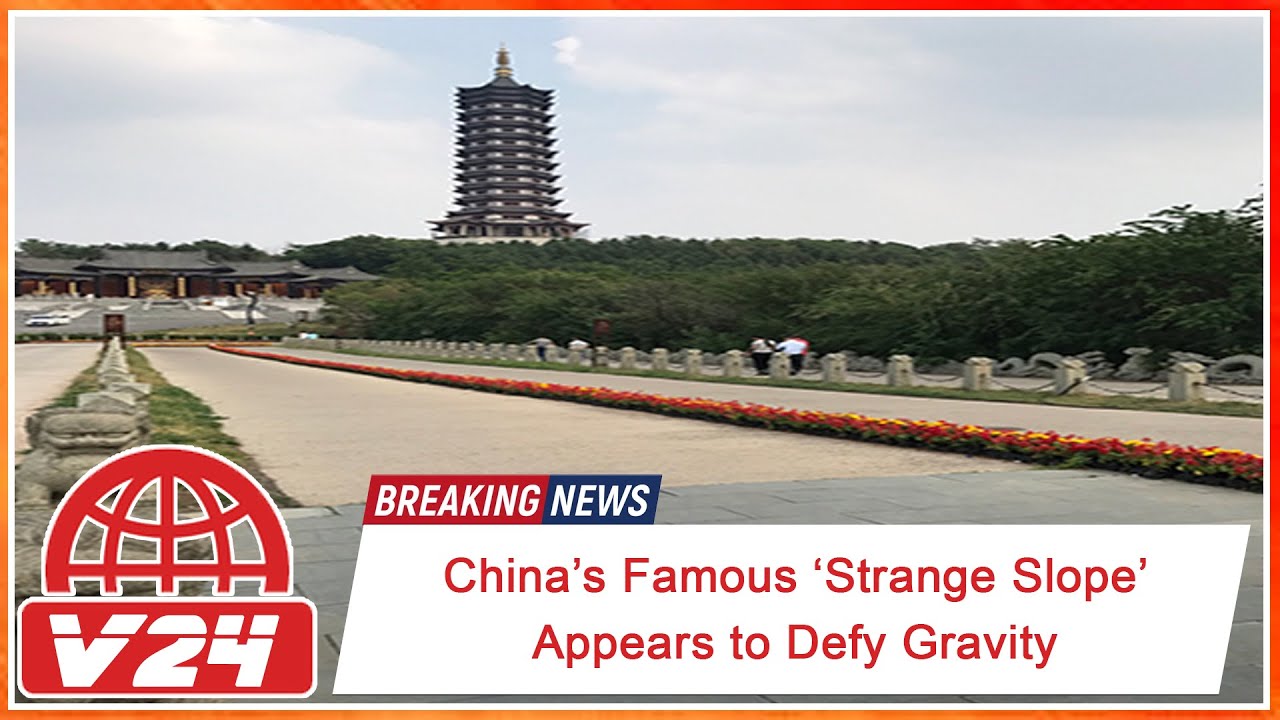 China’s Famous ‘Strange Slope’ Appears to Defy Gravity - YouTube