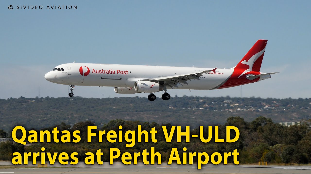 25 years since first flight - Qantas Freight (VH-ULD) arriving on RW03 ...