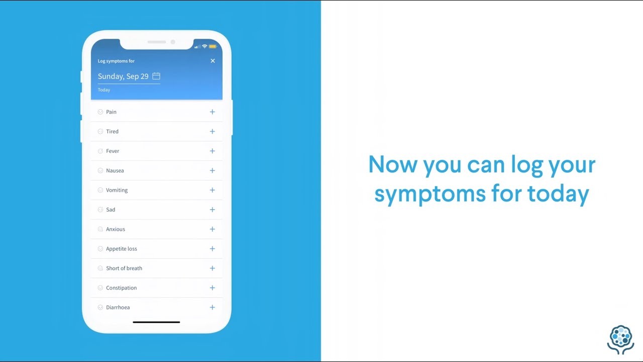 CancerAid App Tutorial - Adding a Symptom - YouTube