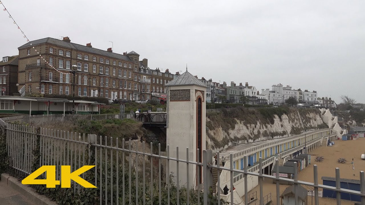 Broadstairs Walk: Town Centre & Beach【4K】 - YouTube