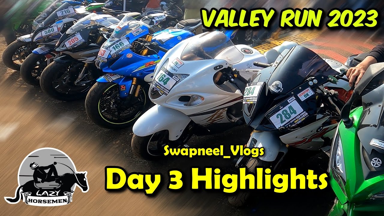 Vlog 94 - Valley Run 2023 3rd Day Highlights #superbikes #valley #run # ...
