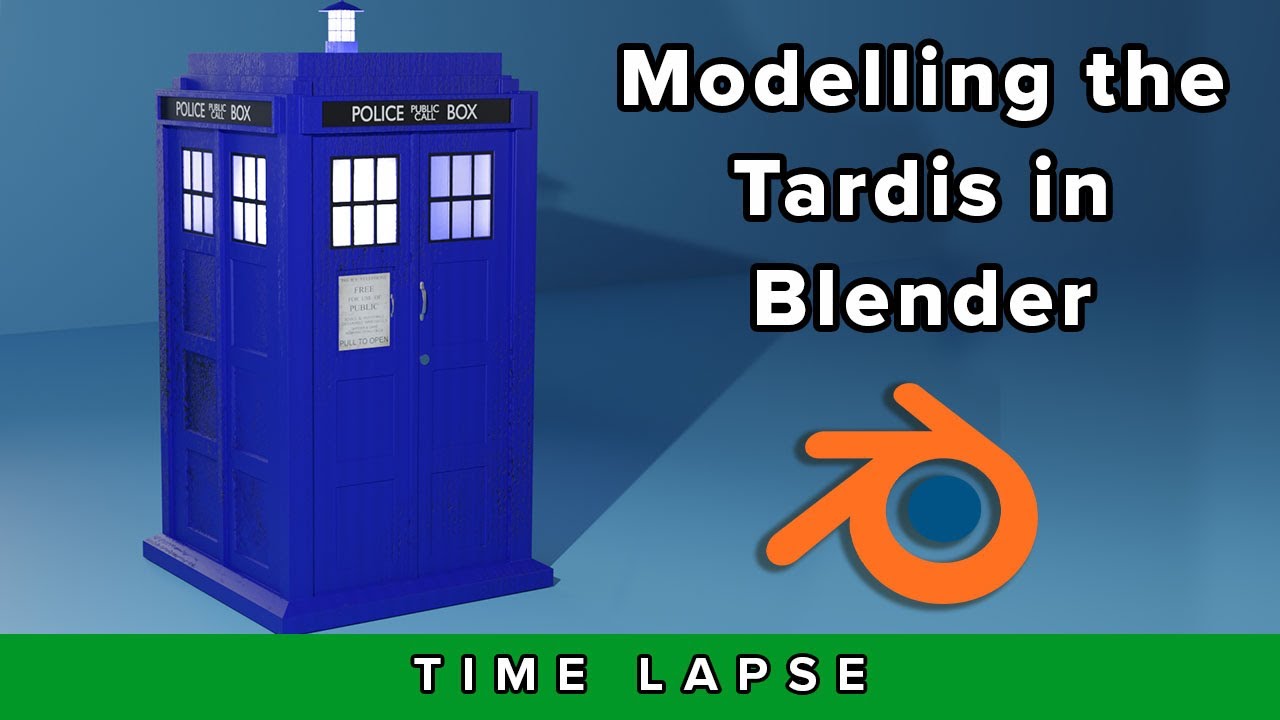 Modelling the TARDIS in Blender - YouTube