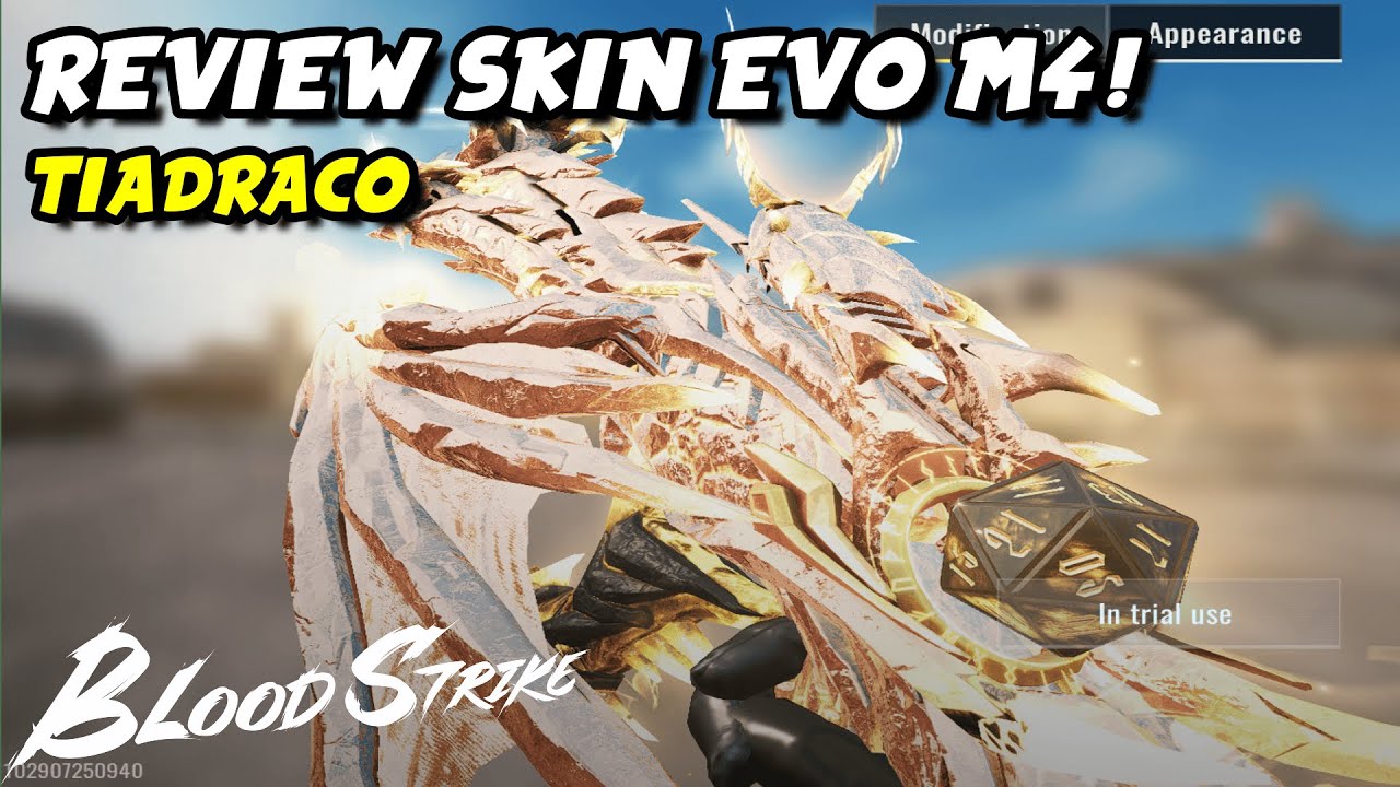 New Skin Evo M4 Tiadraco - Blood Strike - YouTube