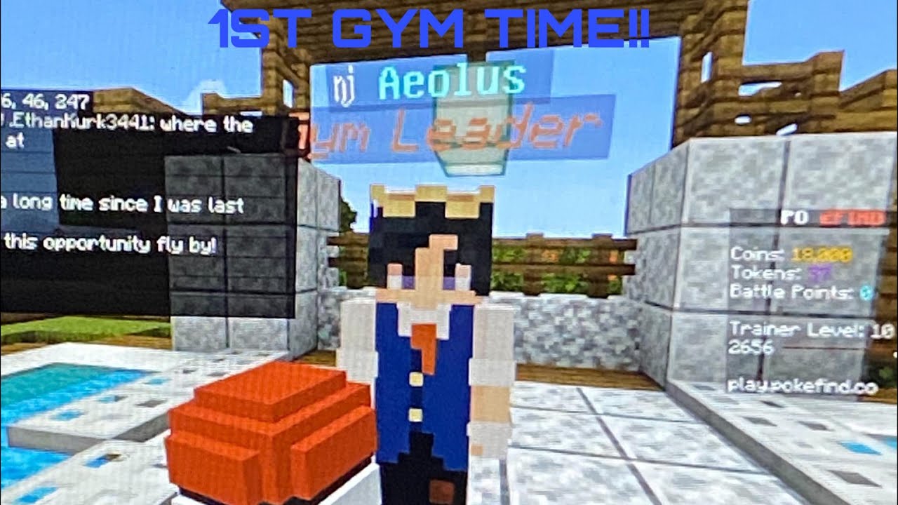 TAKING ON THE 1ST GYM IN BEDROCK MINECRAFT POKEMON!! (PokeFind ...