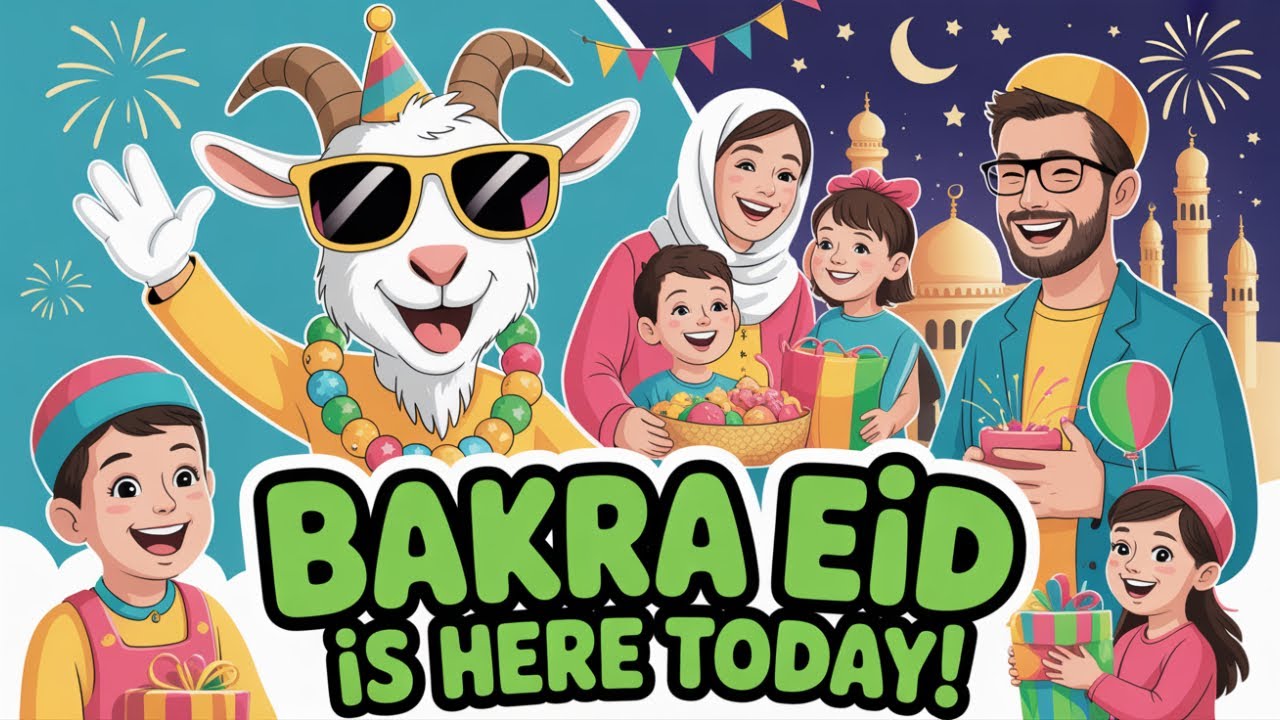 Bakra Eid Is Here!" — A Joyful Eid-ul-Adha Poem for Kids & Families ...
