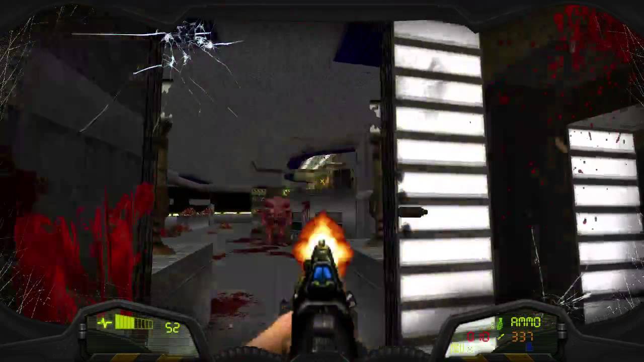 PA1NKI113R's Brutal Doom II TNT MAP05 with Ultimate DoomVisor HUD - YouTube