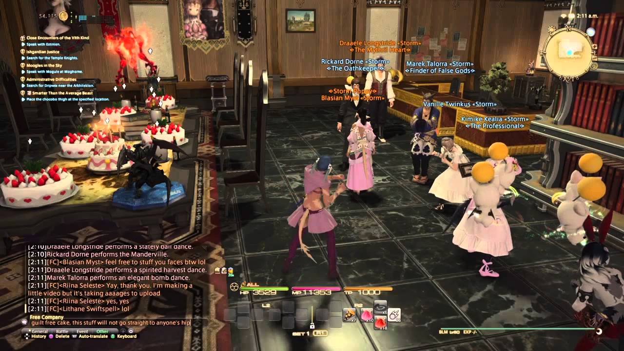 FFXIV:ARR - Faerie - Eye of the Maelstrom - Birthday Party - YouTube