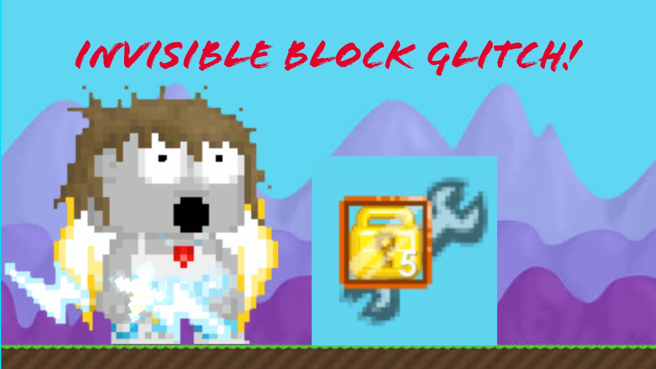 Growtopia-Invisible Block Glitch - YouTube