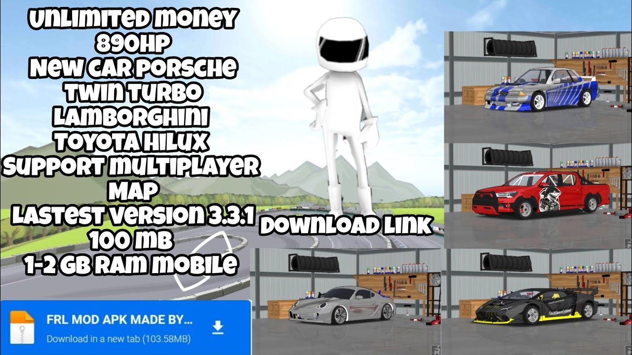 FR LEGENDS PORSCHE MOD APK || TWIN TURBO || TOYOTA HILUX || SUPPORT ...