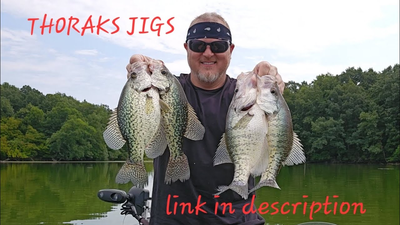 Crappie stump fishing in September - YouTube