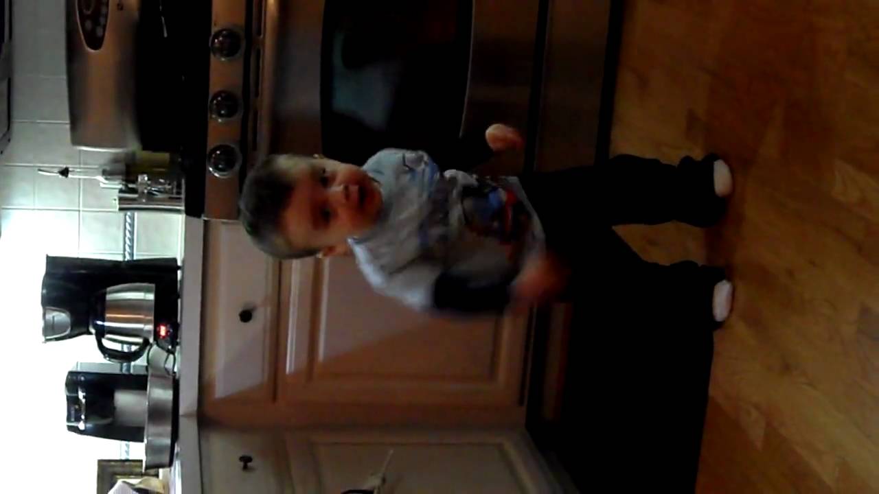 Johnny dancing to Elmo's ABC rap - YouTube