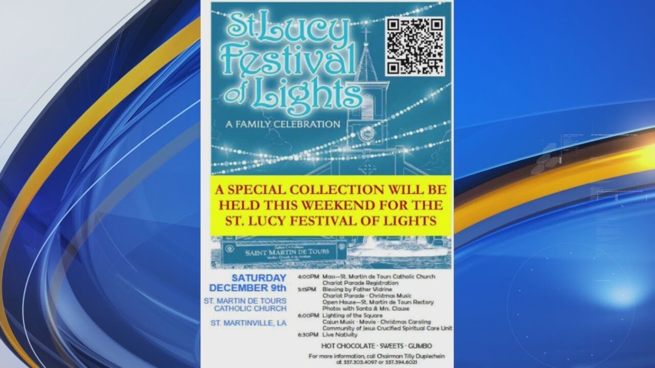 St. Lucy Festival of Lights returns to St. Martin de Tours in December - YouTube